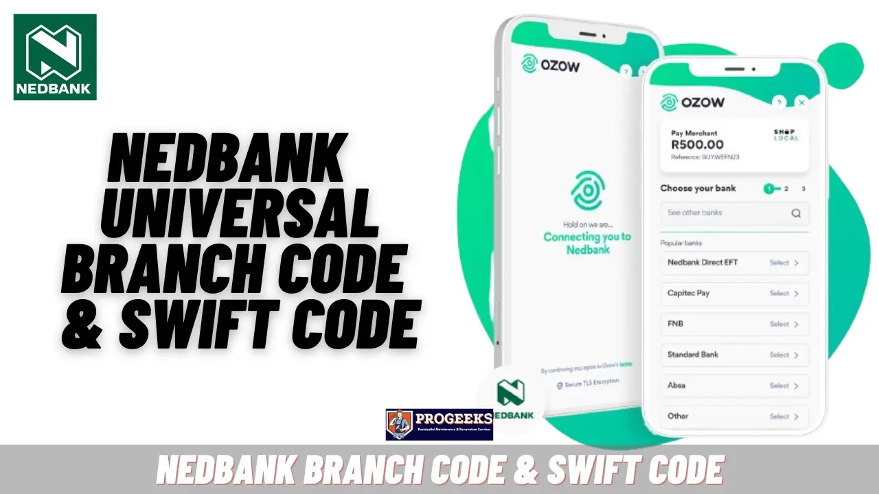 Nedbank Universal Branch Code & SWIFT Code 2025